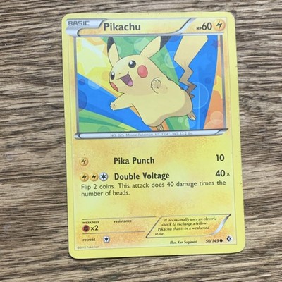 Pokémon Pikachu 50/149 Boundaries Crossed Basic Common Regular English ...