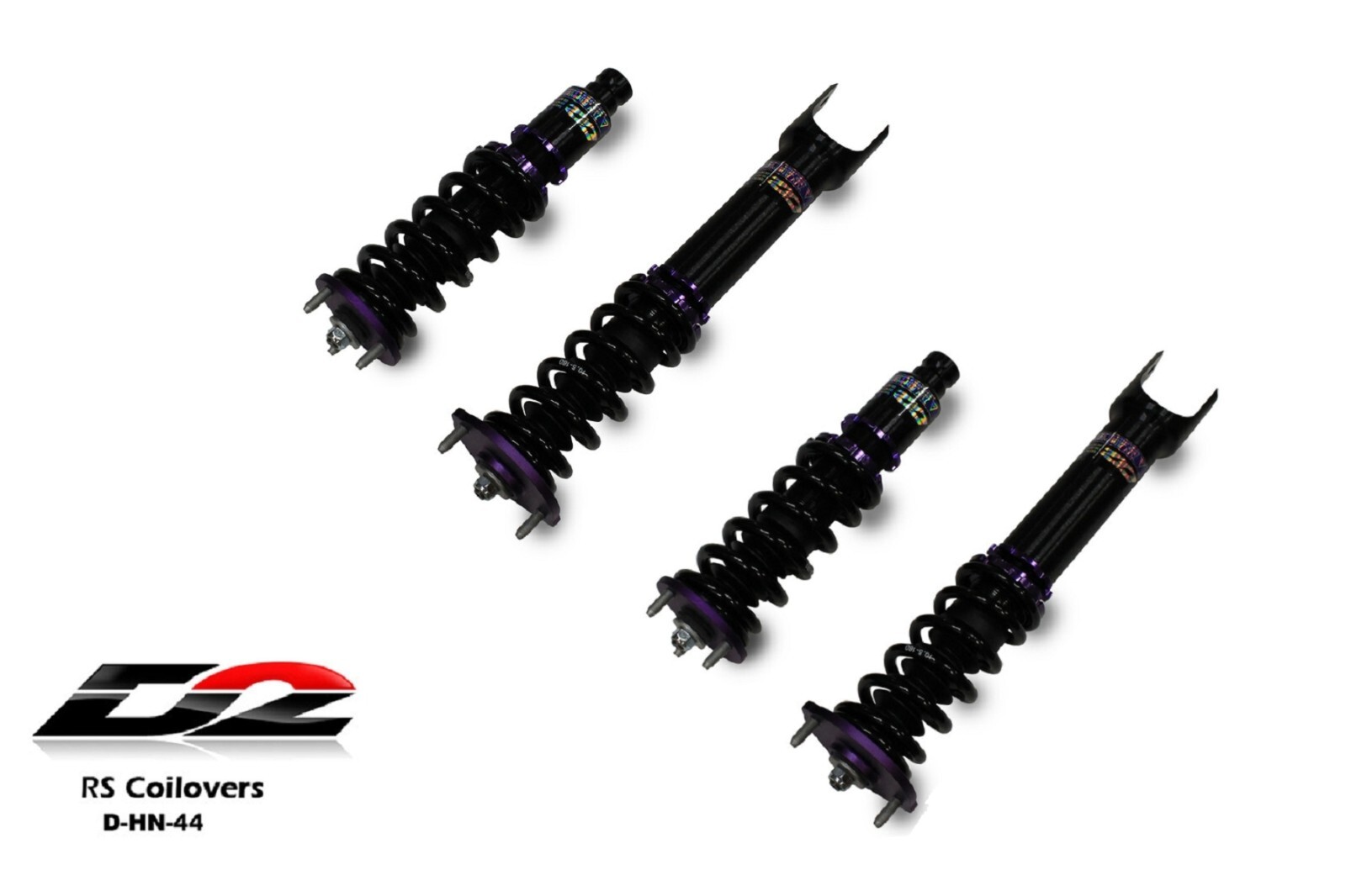 D2 Racing RS Coilovers Adjustable Suspension for 88-91 Prelude D-HN-44 ...