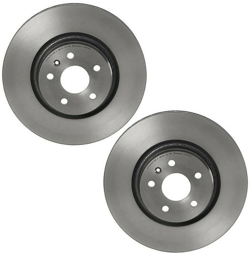 Brembo Pair Set of 2 Front PVT UV Coated Brake Disc Rotors For Tesla S ...
