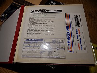 LARGE 1980s Scrap album mix coach journey TRANSLINE Halifax cards ...