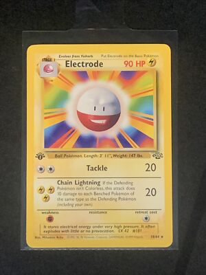 Pokemon 1st edition Jungle Electrode Error Card Near Mint | eBay