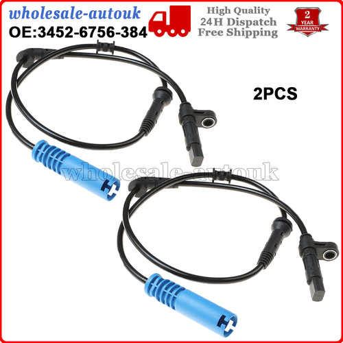 2X ABS SPEED SENSOR for BMW MINI COOPER S R50 R52 R53 (01-07) Front ...