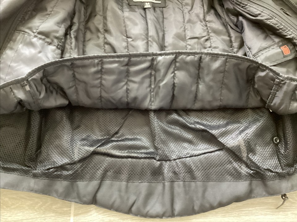 Pre-Owned Men's Texport Motorcycle Riding Jacket Sz. M Black Removable ...