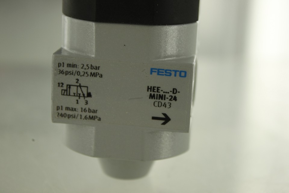 FESTO ELECTRIC HEE-D-MINI-24 PNEUMATIC ON/OFF VALVE | eBay