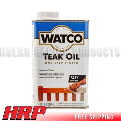 Rustoleum Watco Teak Oil Wood Finish Wood Stain 206347 PINT | eBay