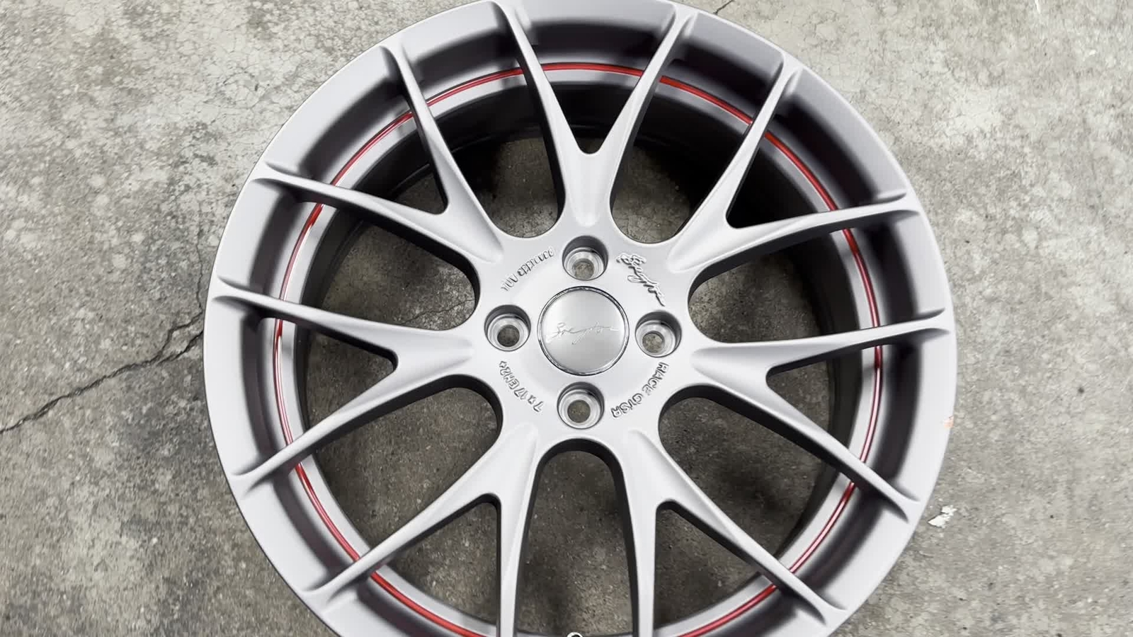 New 17x7 Breyton GTS-R GREY (4 Wheel) 4x100 Mini Cooper S JCW R52 R53 ...
