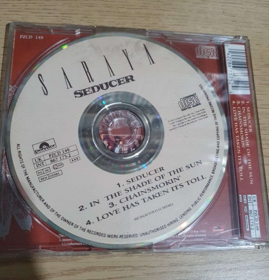 SARAYA - Seducer CD(1991) Maxi-Single Polydor AOR. Blackbird. | eBay