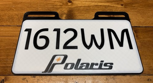 Vintage Polaris Themed Wisconsin ATV UTV License Plate 3D With Your Reg ...