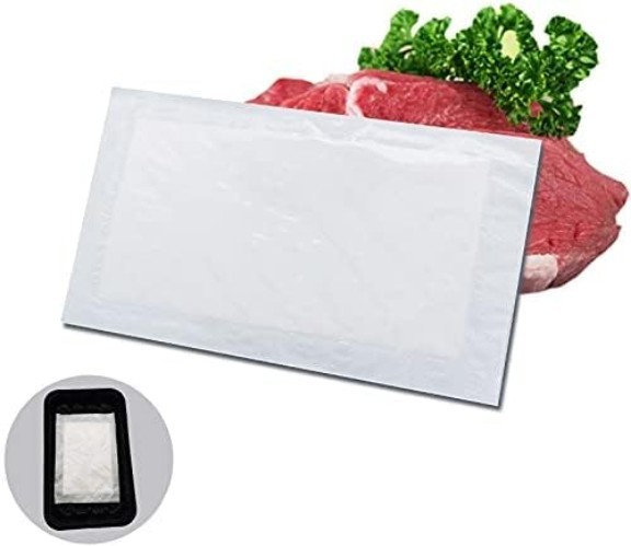 Meat Absorbent Pads Dri Lock 60 Grams 3.54 X 5.11-Inch White Meat ...