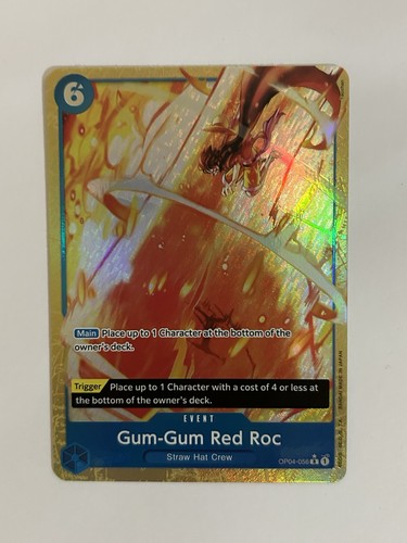 Gum-Gum Red Roc (Alt Art) OP04-056 - NM PRB01 Premium Booster One Piece ...