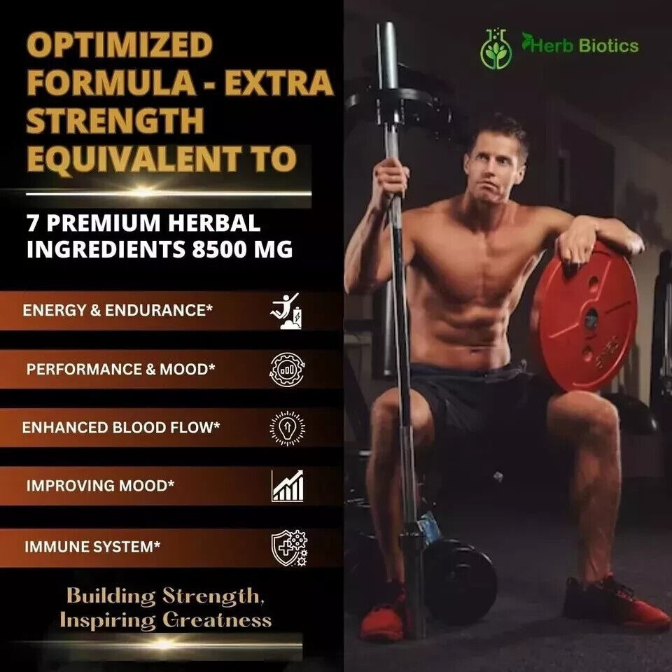 Organic Maca Root Capsules | 60 Caps | Ashwagandha, Maca Extract for ...