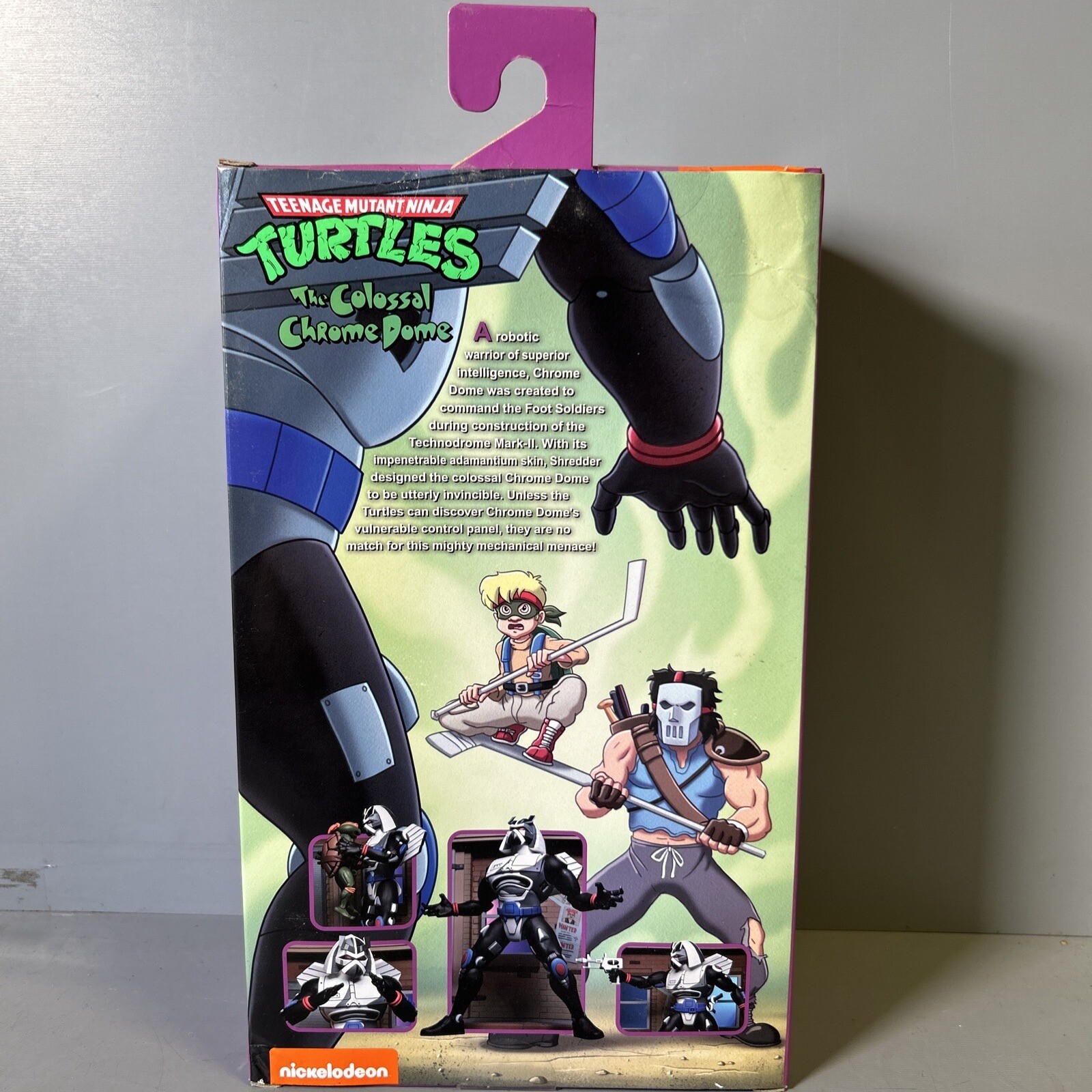 NECA Teenage Mutant Ninja Turtles The Colossal Chrome Dome Figure ...