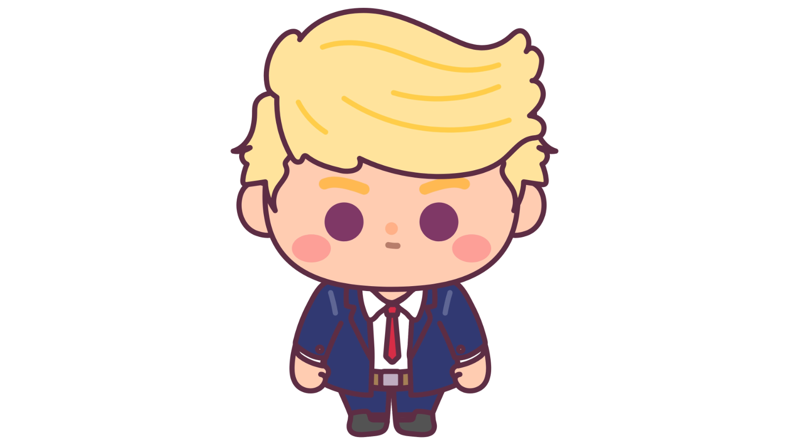 DollTV Chibi in Chief Sticker Pack - 50 MAGA Collectible Stickers | eBay