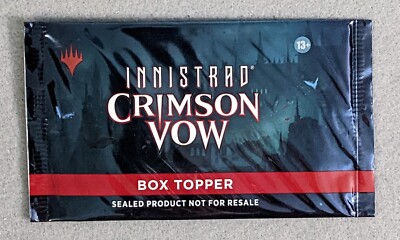 (4x) New SEALED Box Topper Innistrad: Crimson Vow Magic MtG Magic the ...