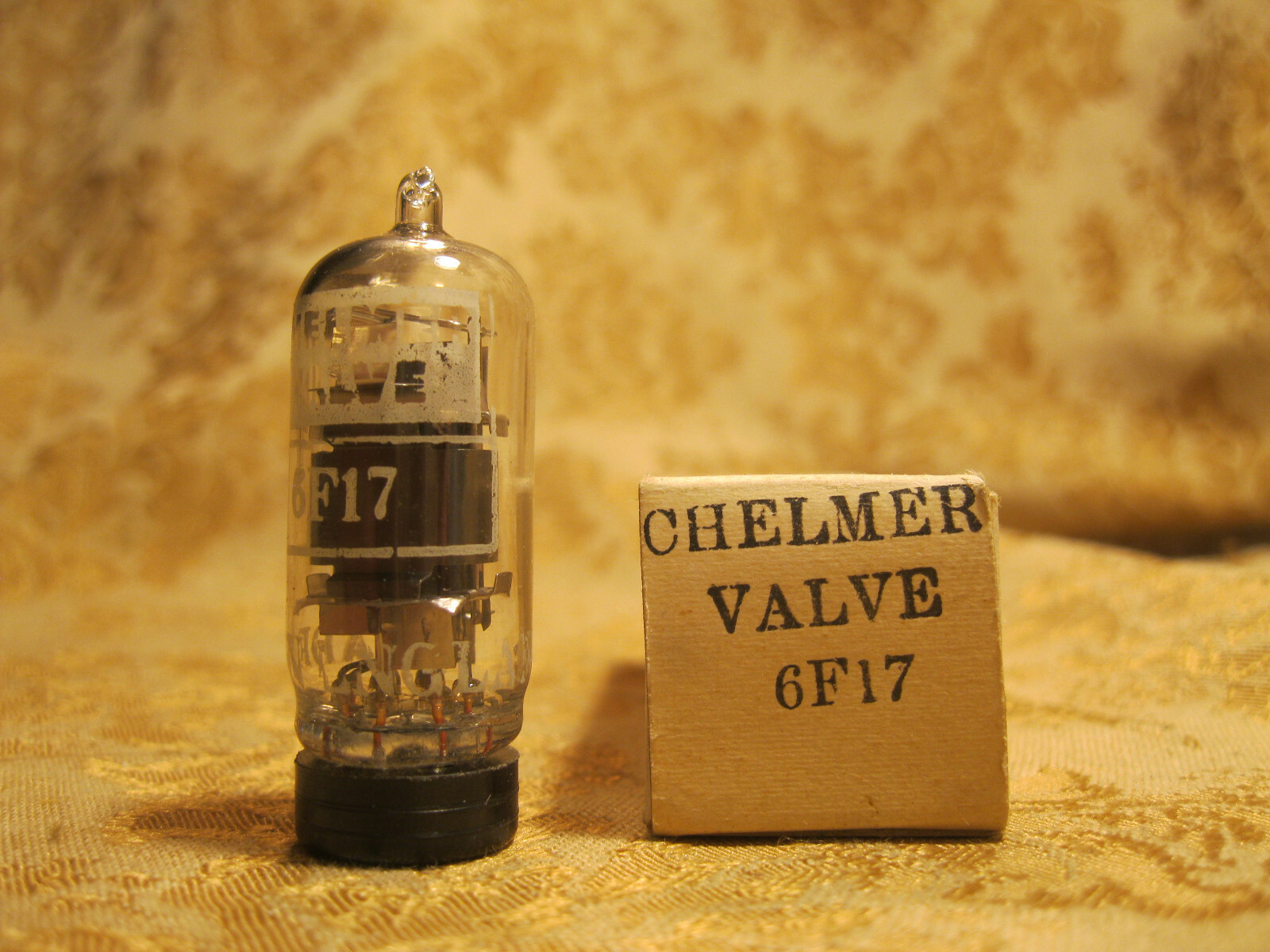 Very Rare NOS NIB Vintage Chelmer 6f17 CV4040 S6F17 VALVE TUBE England ...