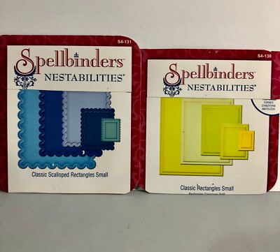 Spellbinders Rectangle Bundle | eBay