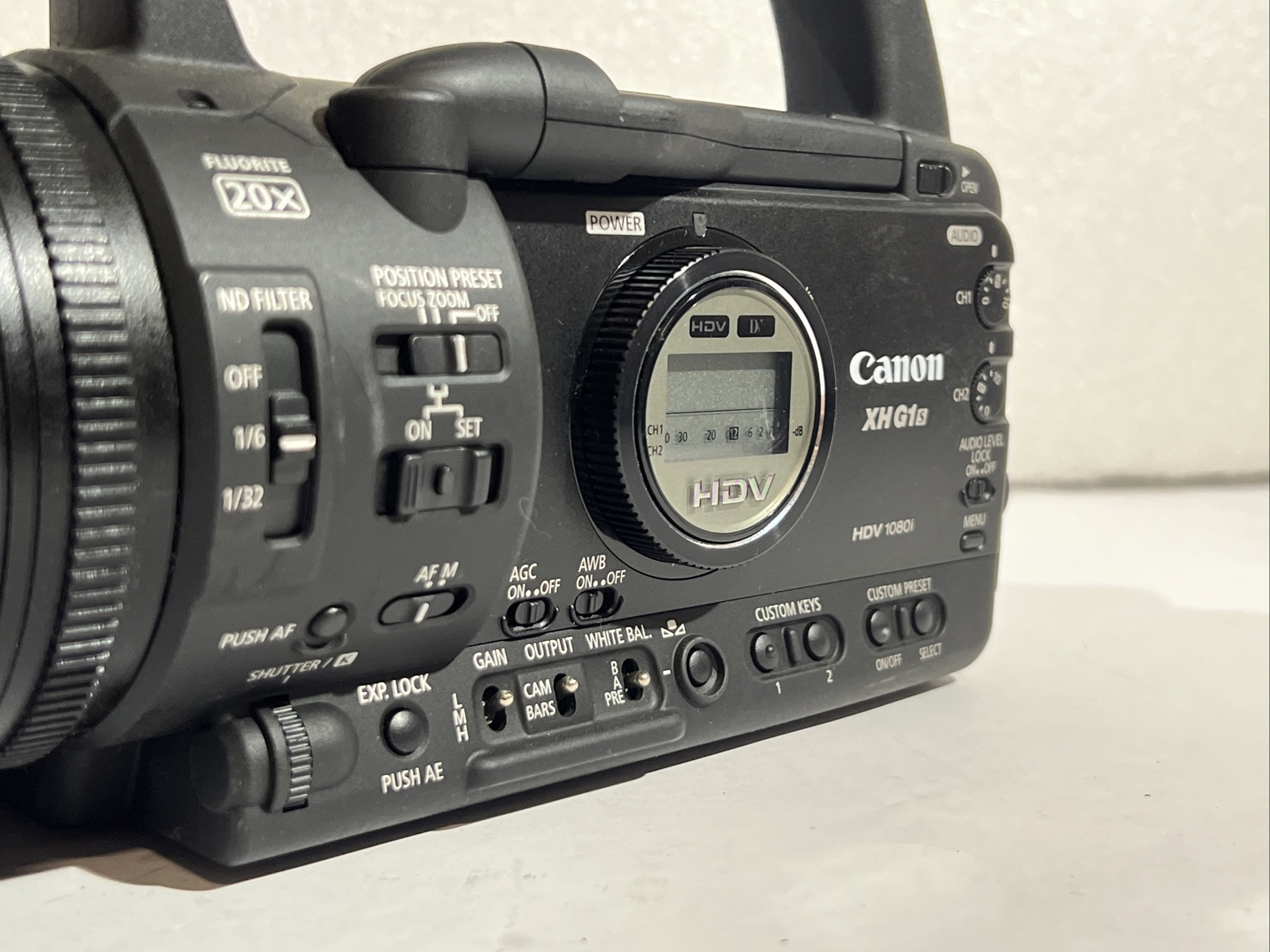 Canon XH G1s High Definition HDV Camcorder W/20x Lens (W/O BATTERY!) | eBay