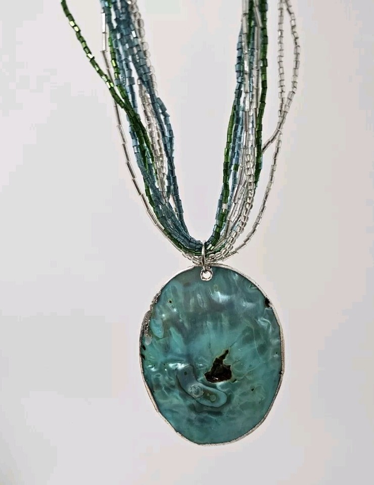 ERIKA LYONS Necklace/ Green | eBay