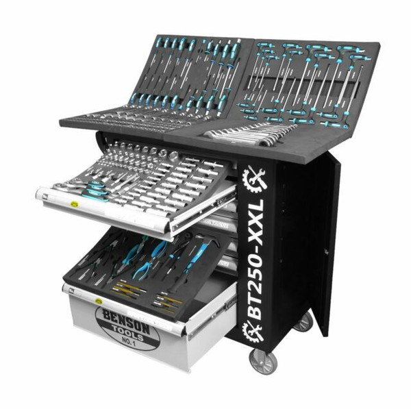 Benson Tools 109612 Workshop Cart Filled Tool Box for sale online | eBay