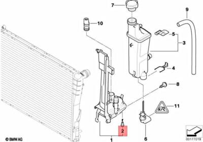 Genuine Radiator Screw Plug BMW X3 X5 Z4 Coupe Roadster E46 E53 E83 ...