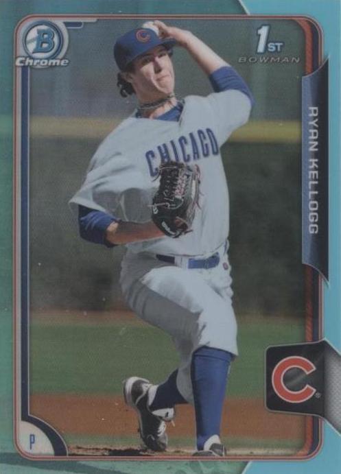 2015 Bowman Draft - Chrome Ryan Kellogg #22 Sky Blue Refractor (RC) for sale online | eBay