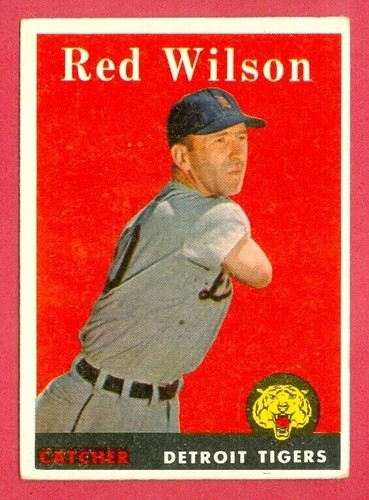 ORIGINAL 1958 TOPPS (BB) Red Wilson DETROIT TIGERS CARD #213 NICE! | eBay