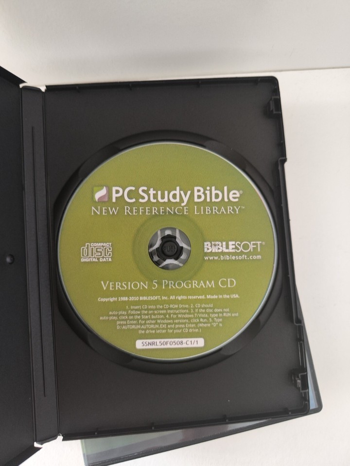 BibleSoft Bible Study Software - PC Study Bible New Reference Library 5 ...