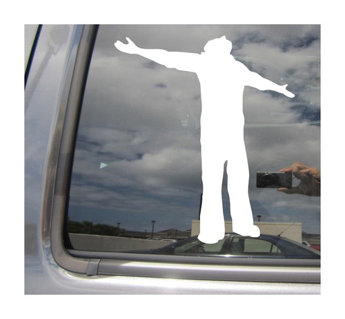 Man Praising God - Worship Jesus Christian Car Vinyl Decal Window ...