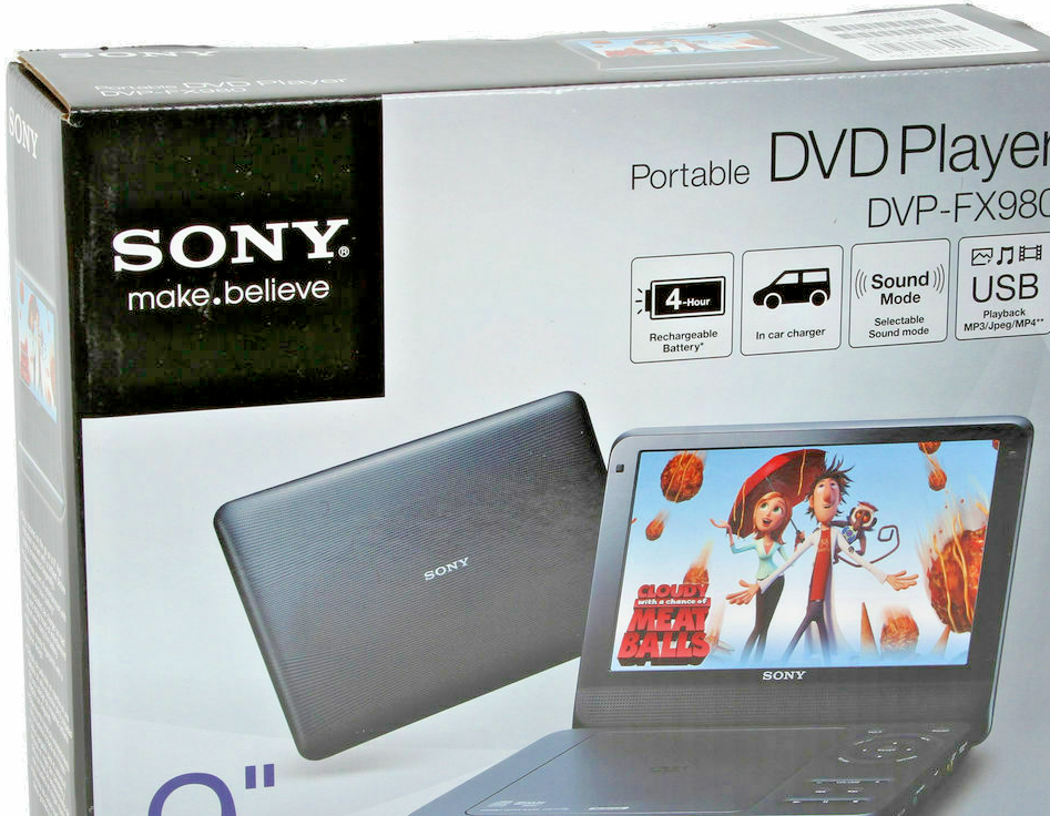 Sony Portable Dvd Player Box