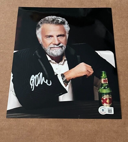 JONATHAN GOLDSMITH SIGNED 8X10 PHOTO BECKETT BAS THE MOST INTERSTING ...