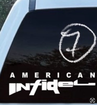 American Infidel Logo Decal for Car Sticker for Laptop 5 In | eBay