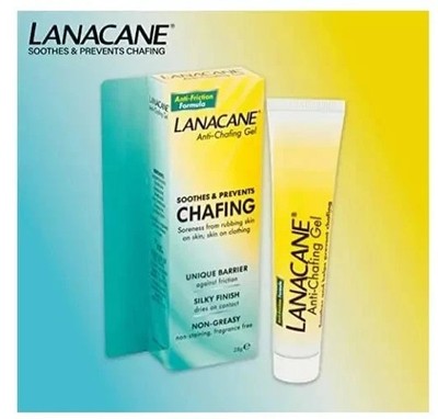 Anti Chafing Gel 28g by Lanacane - Anti-Friction Cream for Running ...
