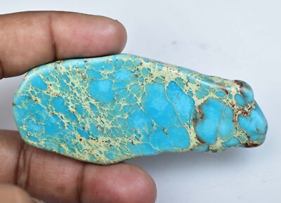 Untreated 130.40 Ct Natural Blue Ridge Turquoise Certified Rare Slab ...