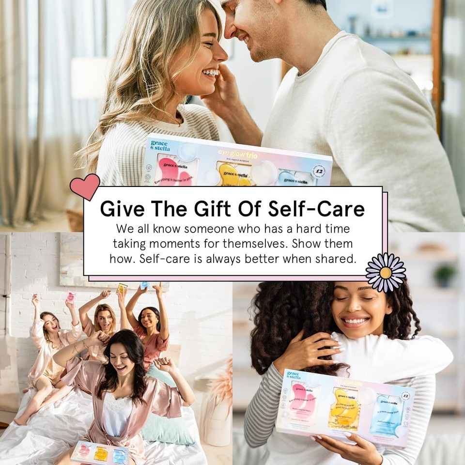 Grace & stella Under Eye Gel Patches Birthday Gifts for Women 12 Pairs ...