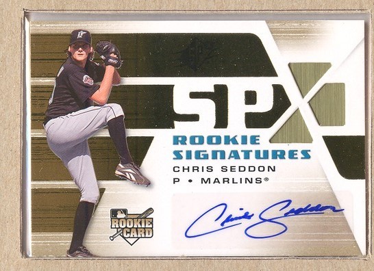 Chris Seddon 114 2008 SPx Rookie RC Autograph Auto | eBay