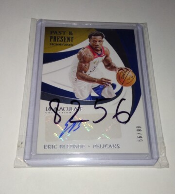 2020-21 Immaculate ERIC BLEDSOE Past & Present Signatures Auto card #56 ...