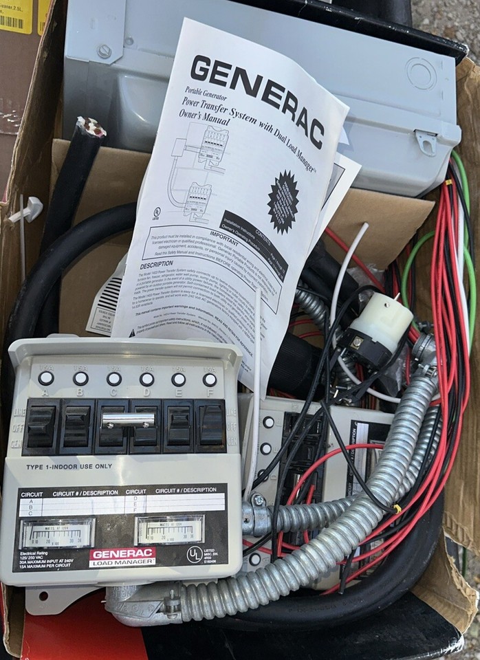 Generac Portable Generator Power Transfer System With Load Manager ...