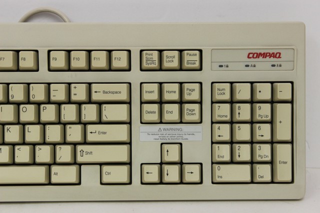 COMPAQ 160648-101 SPACESAVER PS/2 KEYBOARD RT101 160650-101 for sale ...