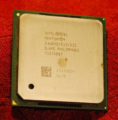 CPU INTEL PENTIUM 4 2.66GHZ/512/533 SL6PE | eBay