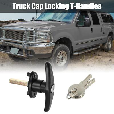 1Set Truck Cap Locking T-handle Lock for Pickup Truck Cap Camper Shell ...