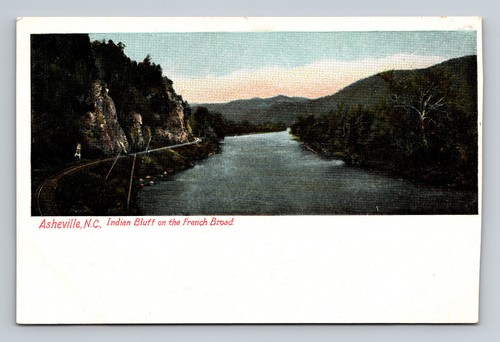 Indian Bluff on the French Broad River Asheville NC UDB Postcard UPD | eBay