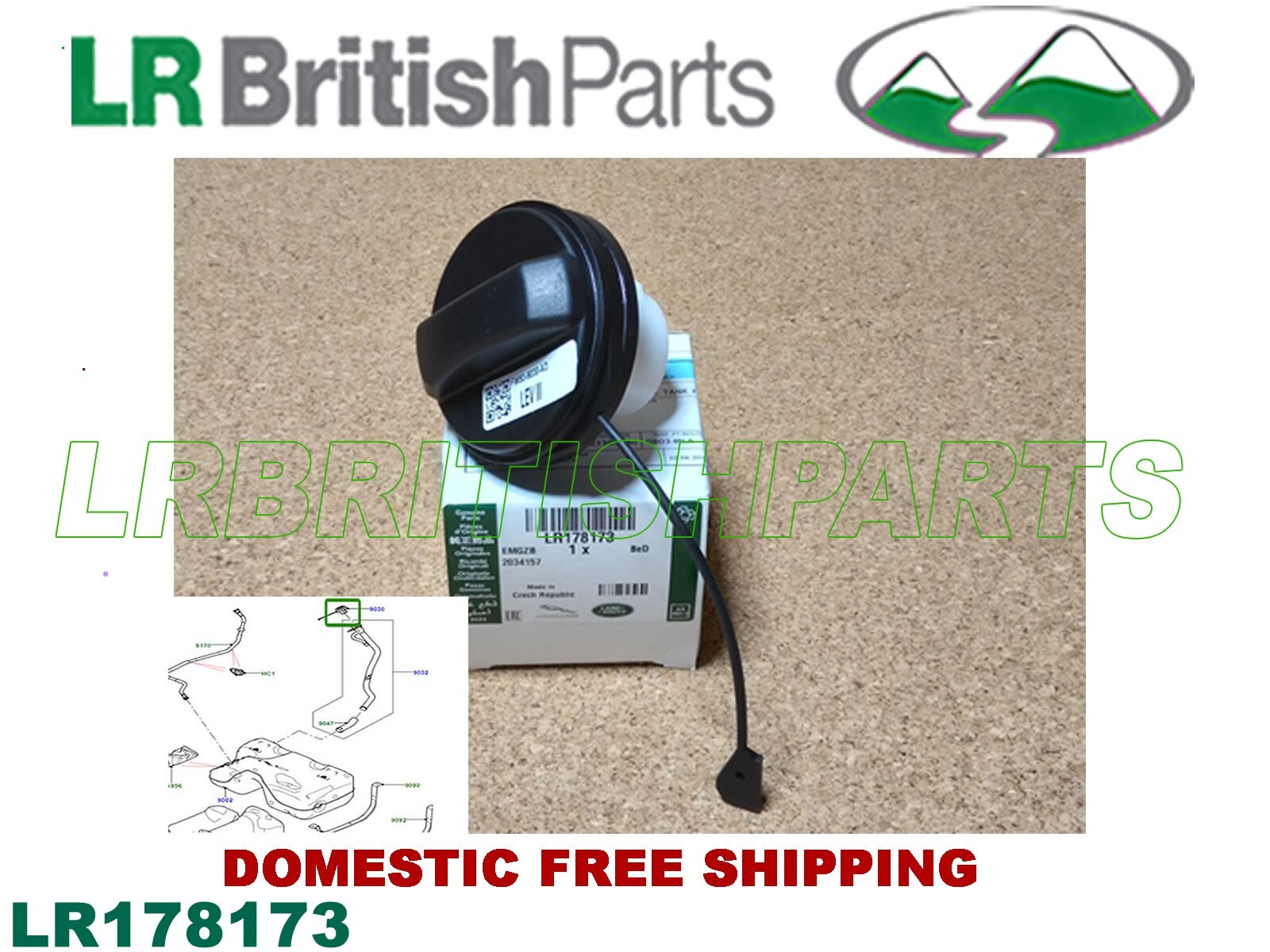 LAND ROVER FUEL CAP EVOQUE DISCOVERY RANGE SPORT DEFENDER LR178173 ...