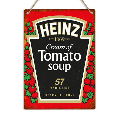 Tomato Soup Vintage Advert Retro Metal Tin Sign Plaque Man Cave Bar Pub ...