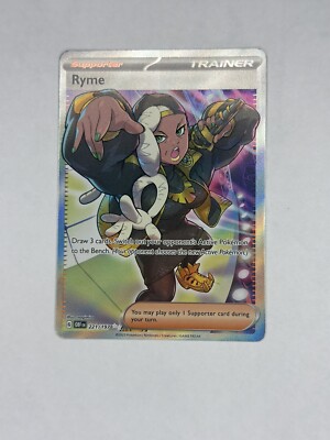 Pokemon Ryme 221/197 Obsidian Flames SV Ultra Rare Full Art Trainer | eBay