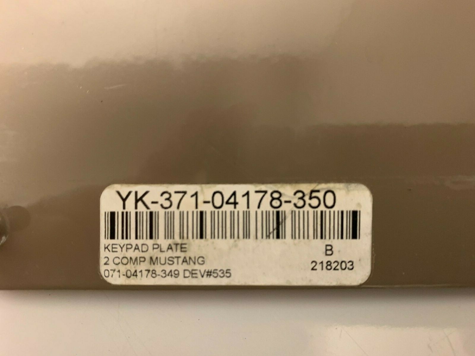 YORK, YK-371-04178-350, REV A, CHILLER KEYPAD CONTROL DISPLAY, YK-024 ...