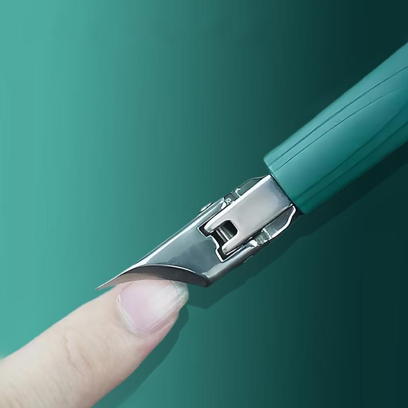 Slanted Nail Clippers Wide Jaw Opening Anti-Splash Slanted Nail Clipper ...