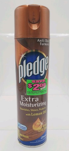 Pledge Furniture Polish Extra Moisturizing w/ Lemon Oil 12.5oz Dated ...