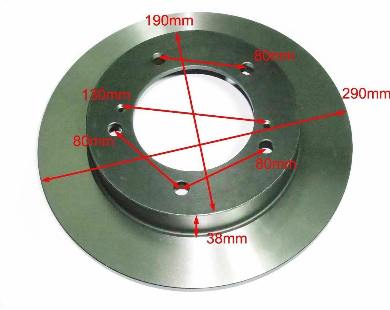 2x For SUZUKI FRONT WHEEL BRAKE DISC SET SAMURAI SJ410 SJ413 GYPSY ECs ...