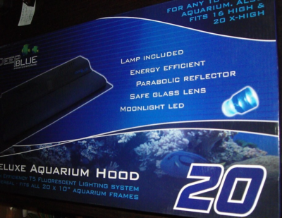 Deluxe Fluorescent Hood Aqueon 20 Deluxe Fluorescent Full Hood