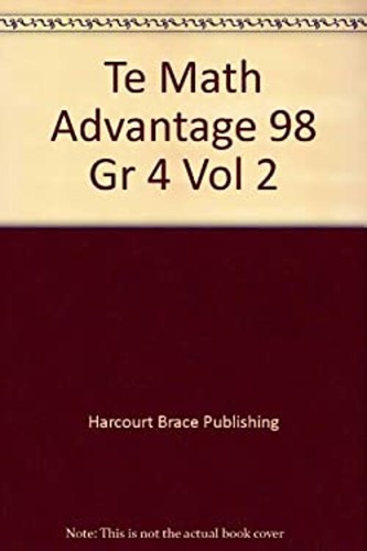 Math Advantage, Grade 4 Paperback Harcourt School Publishers Staf ...